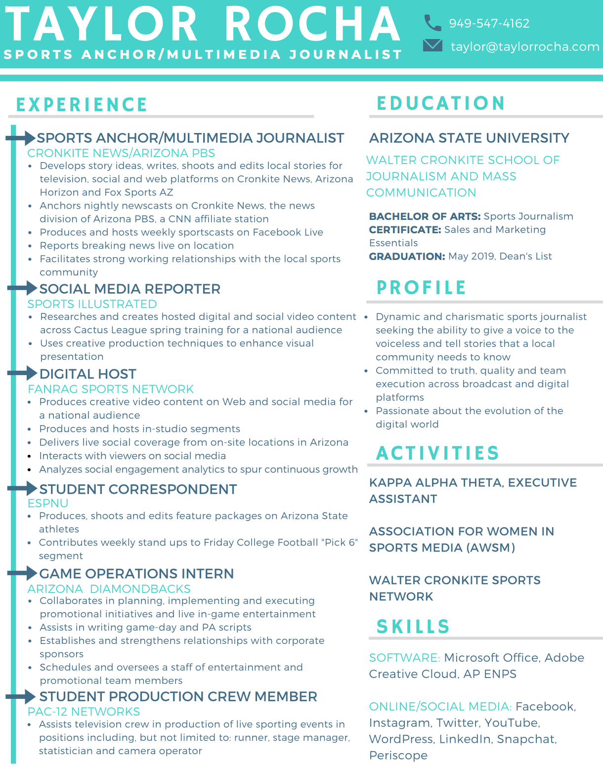 Resume – Taylor Rocha